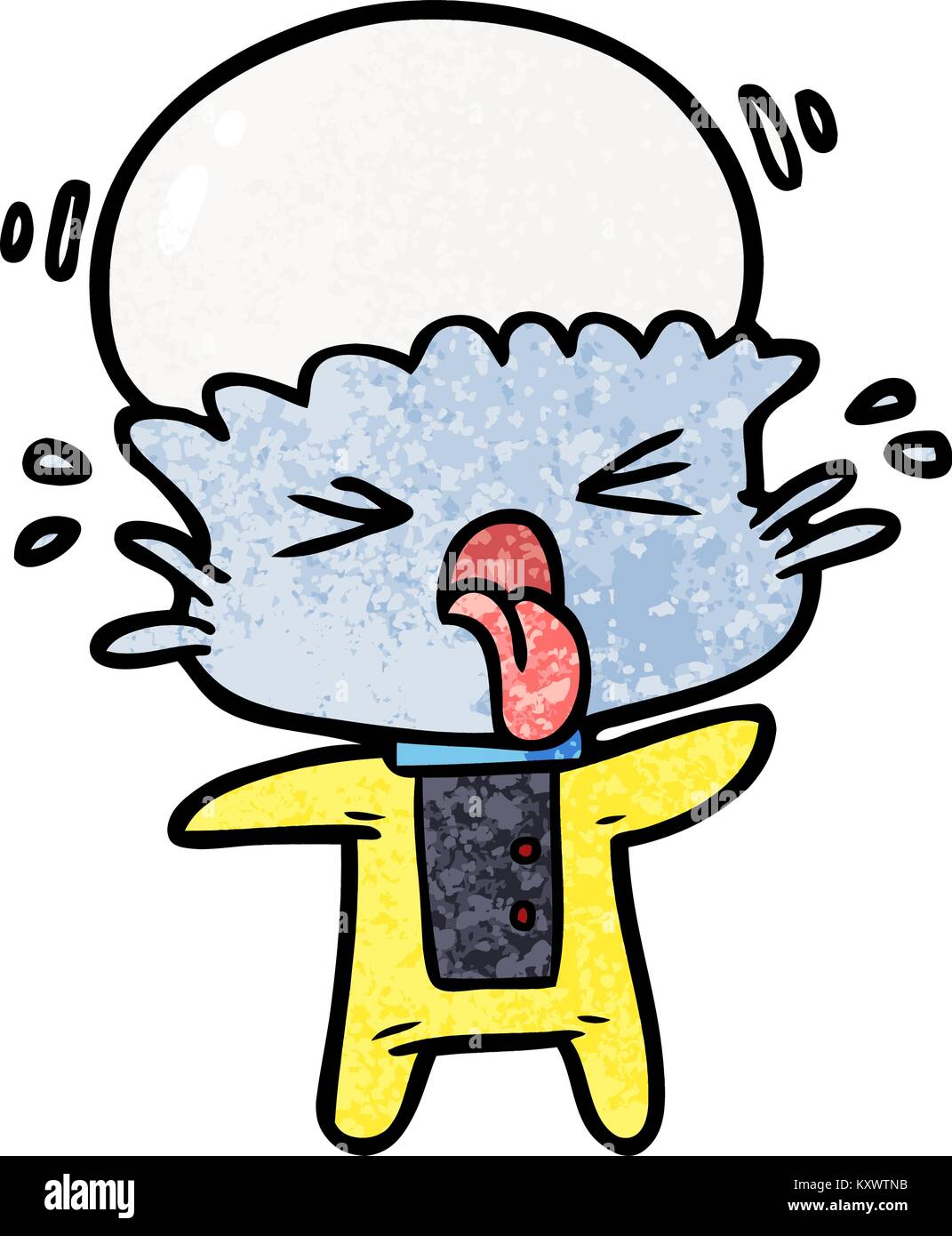 weird cartoon alien Stock Vector Image & Art - Alamy