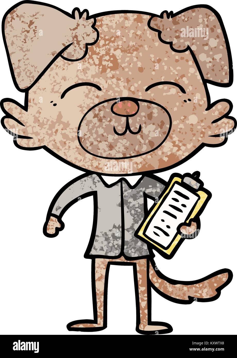 cartoon dog manager Stock Vector Image & Art - Alamy