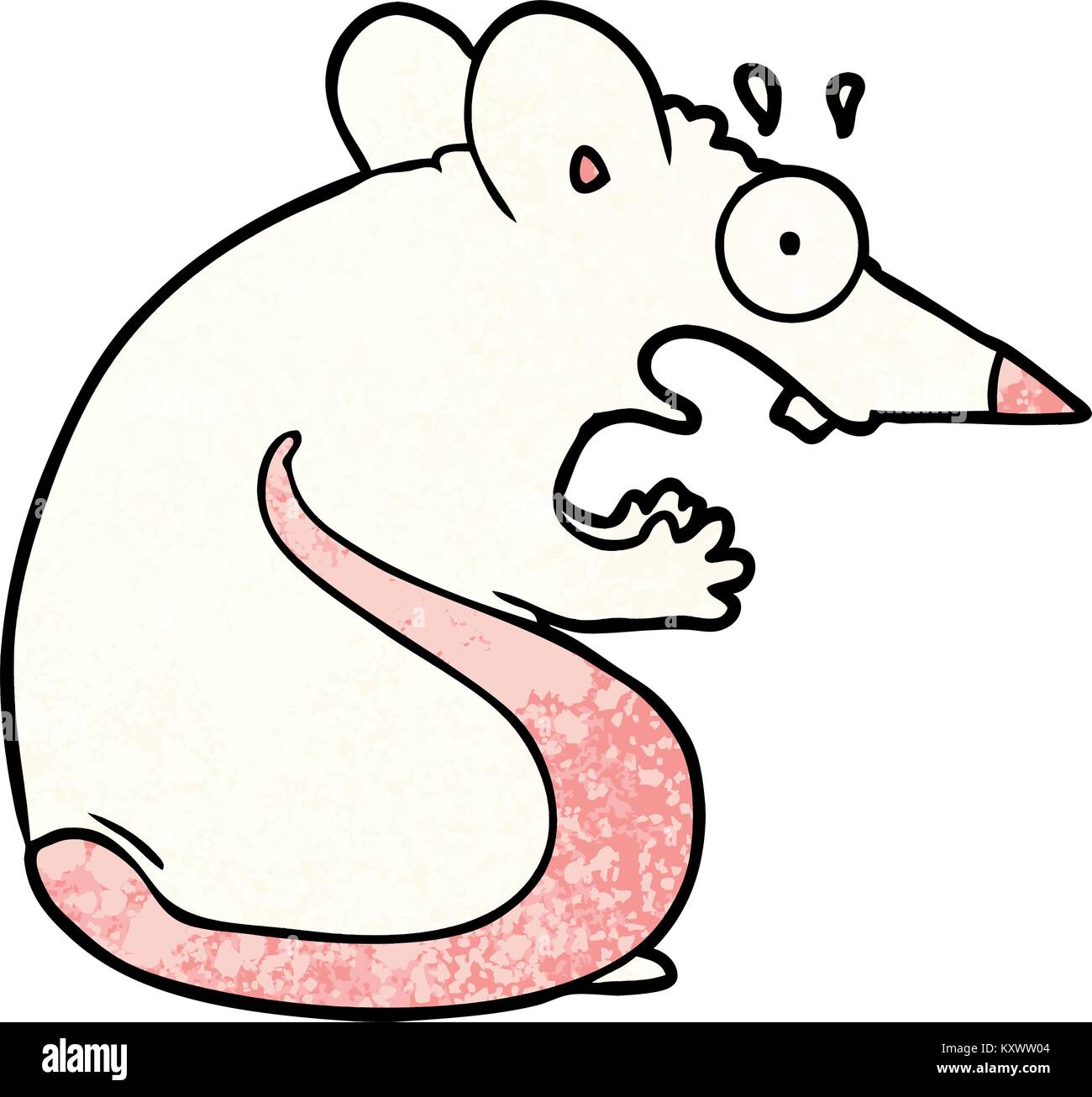 cartoon frightened mouse Stock Vector Image & Art - Alamy