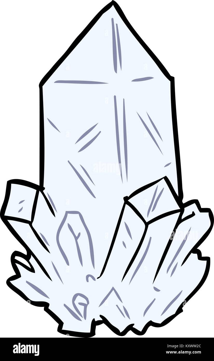 cartoon quartz crystal Stock Vector Image & Art - Alamy