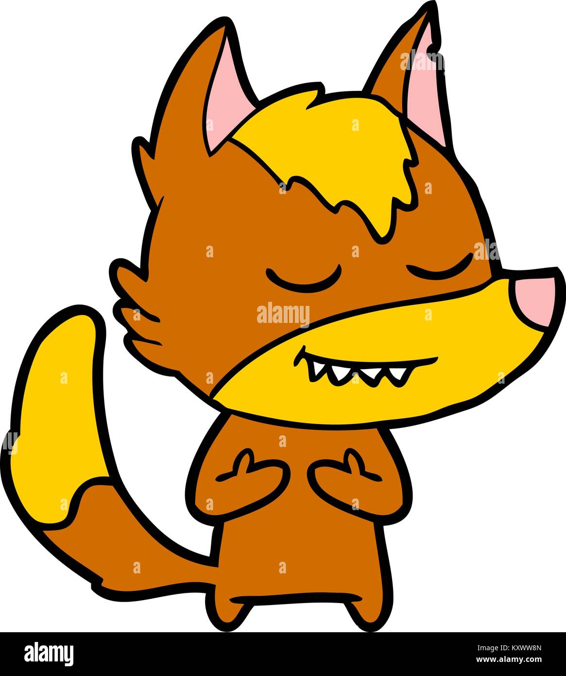 fox cartoon character Stock Vector Image & Art - Alamy