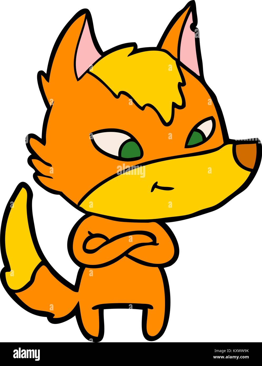 fox cartoon character Stock Vector Image & Art - Alamy