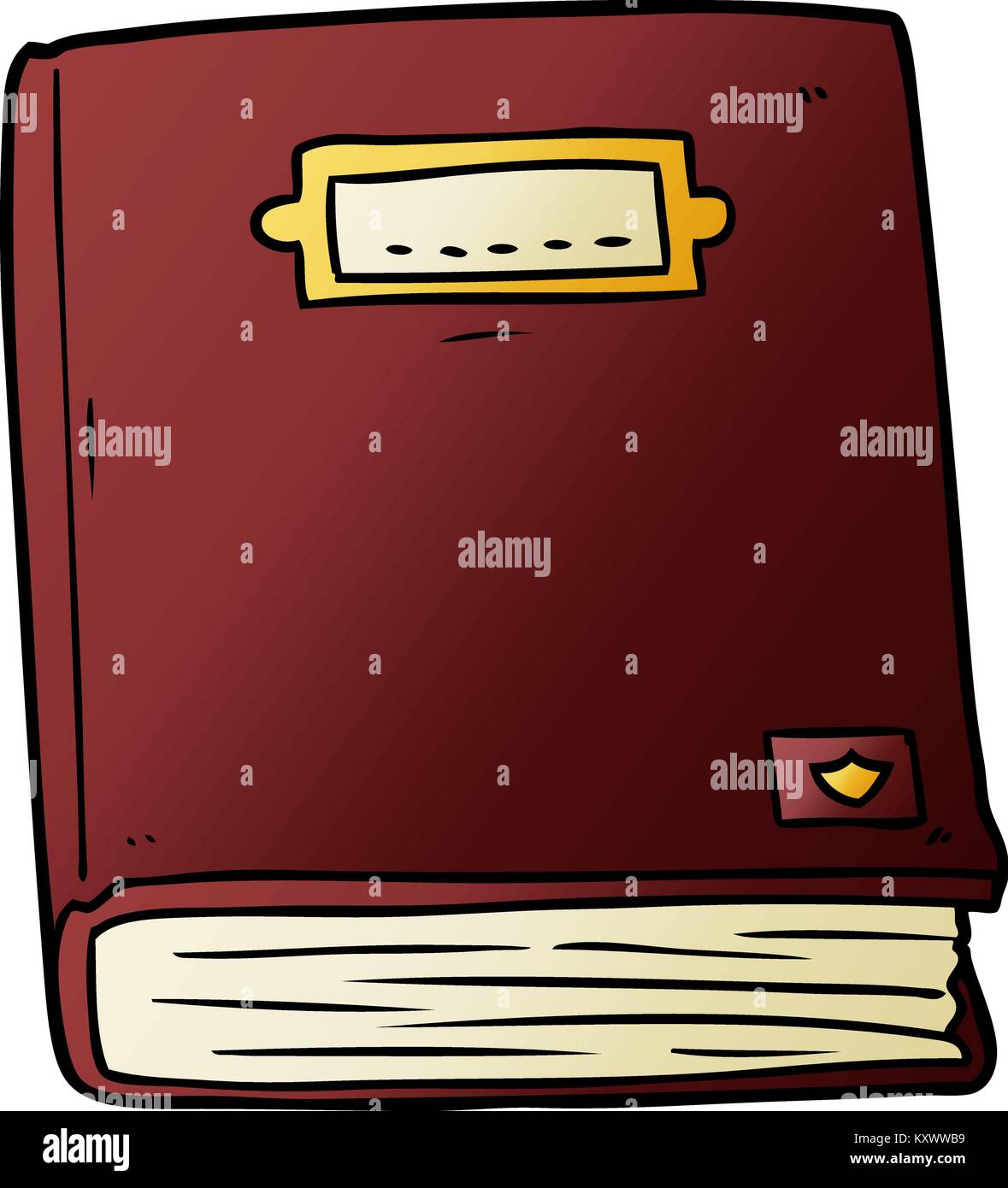 cartoon old book Stock Vector Image & Art - Alamy