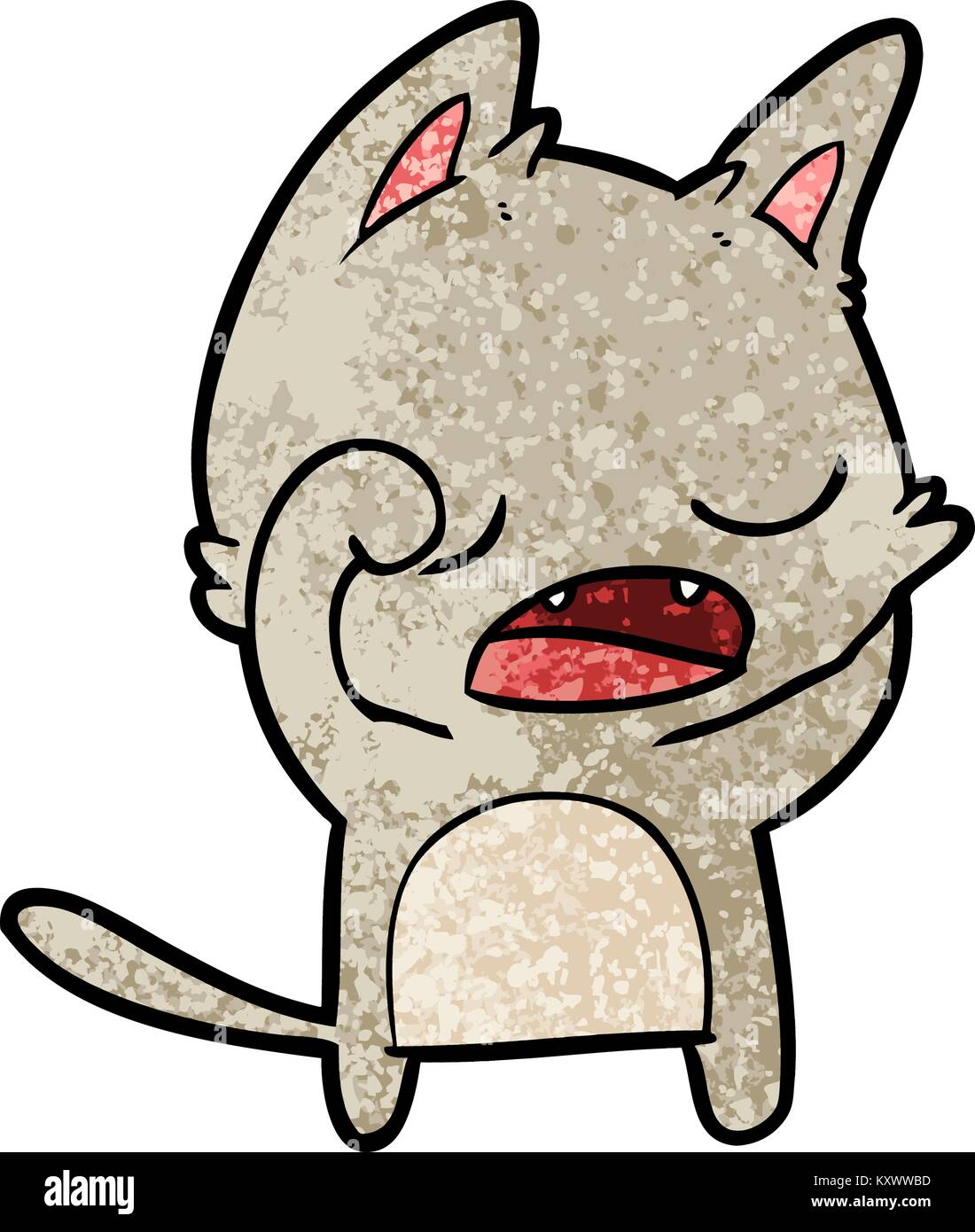 talking cat cartoon Stock Vector Image & Art - Alamy