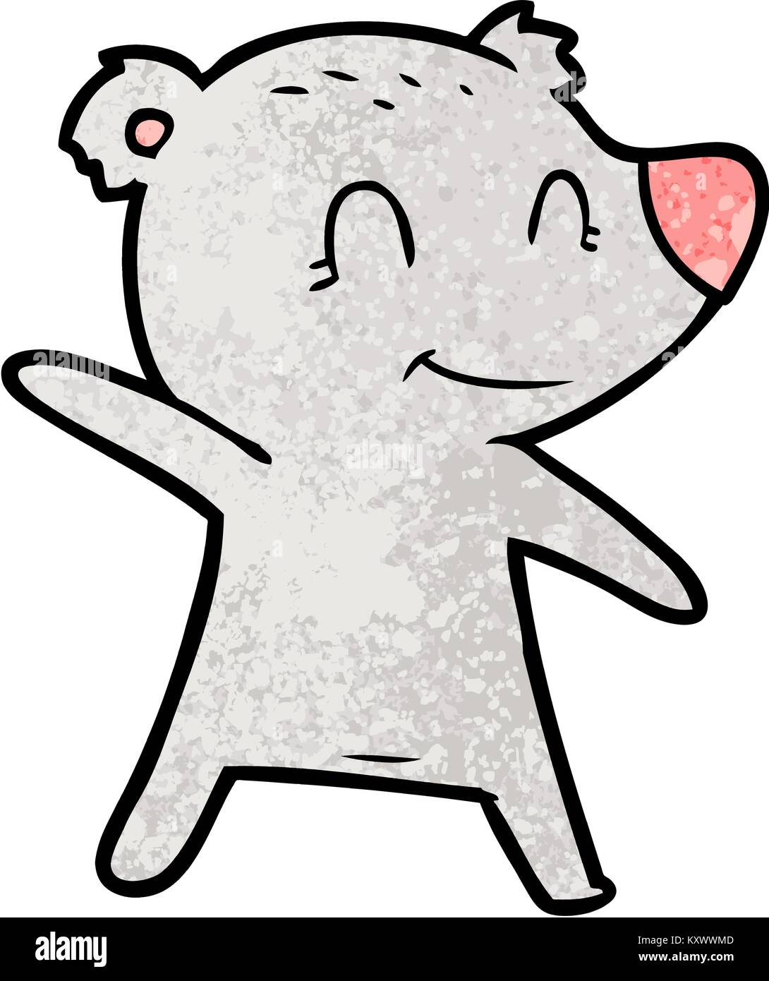 smiling bear pointing Stock Vector Image & Art - Alamy
