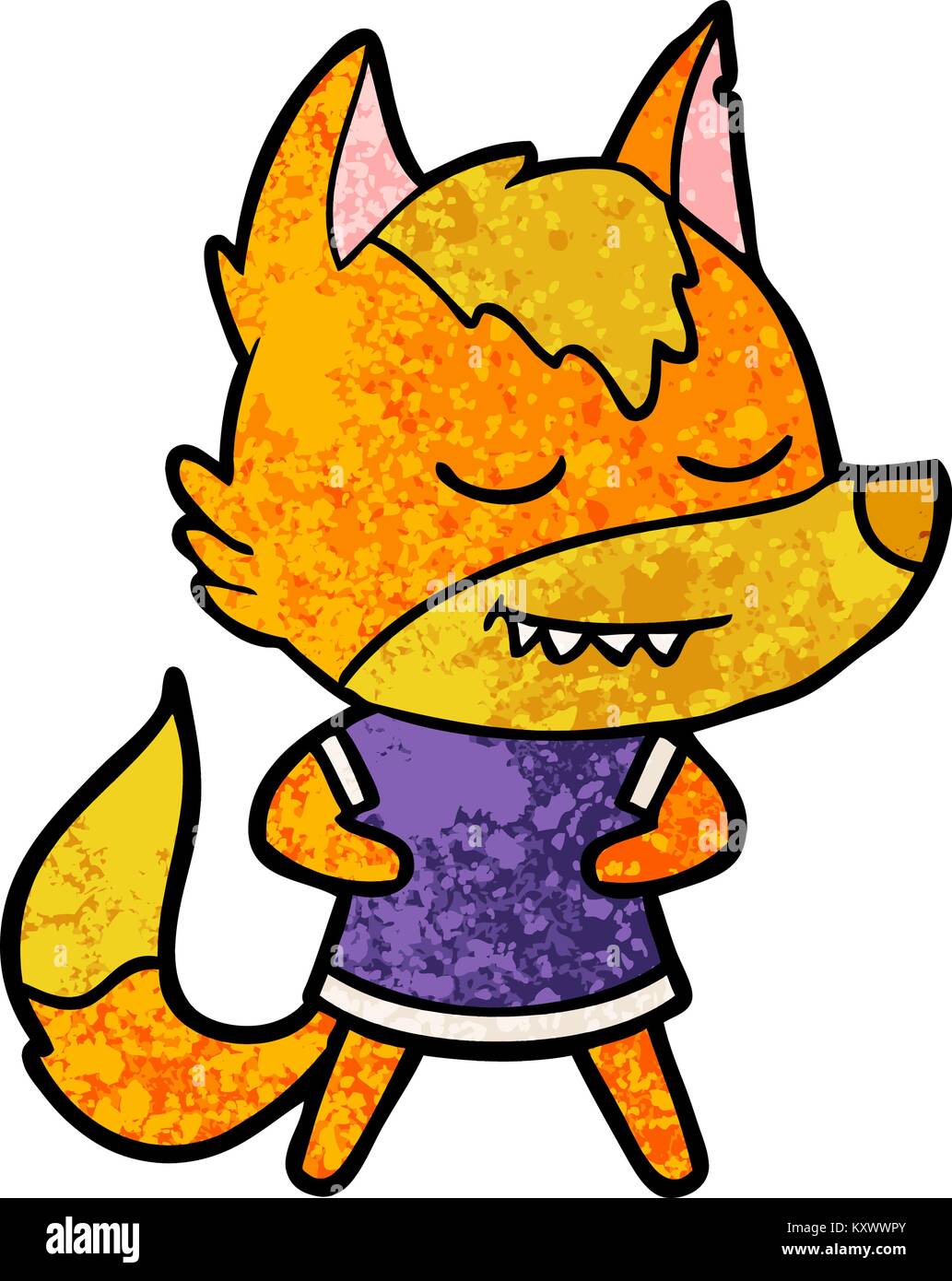 fox cartoon character Stock Vector Image & Art - Alamy