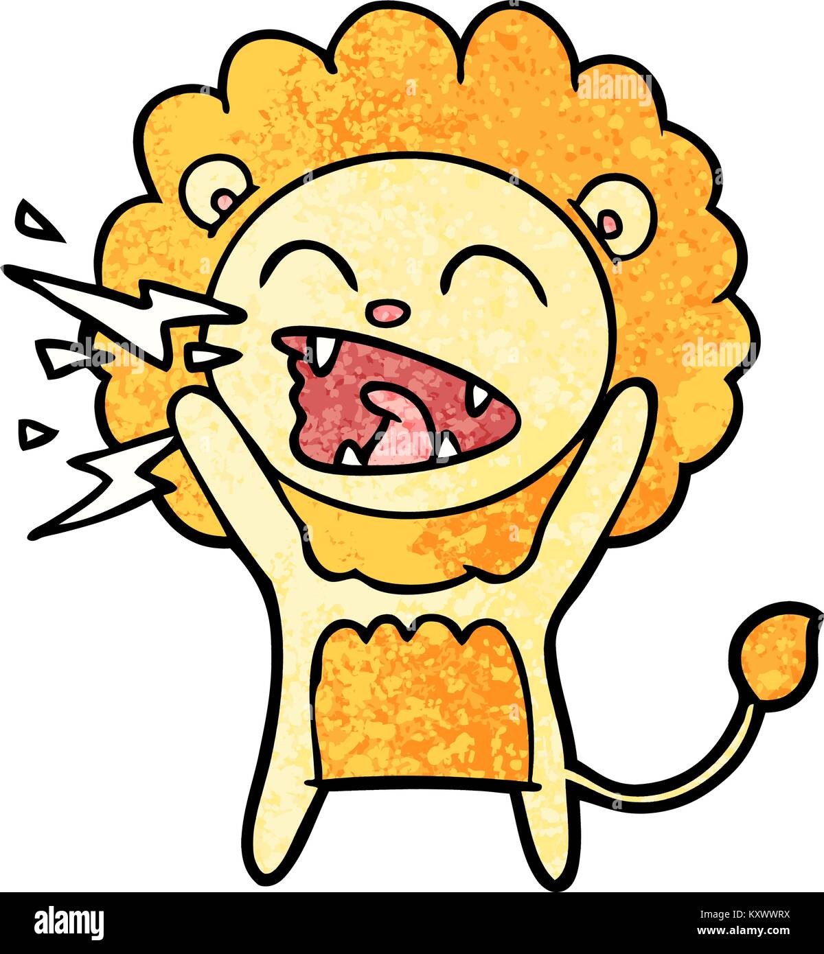 cartoon roaring lion Stock Vector Image & Art - Alamy