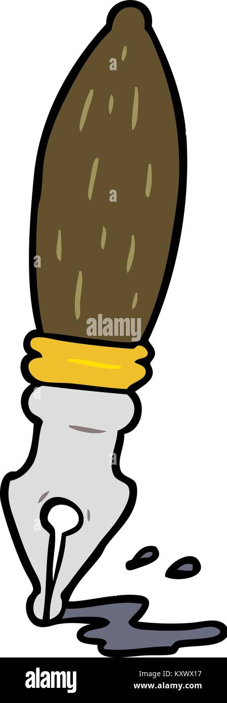 cartoon traditional fountain pen Stock Vector Image & Art - Alamy