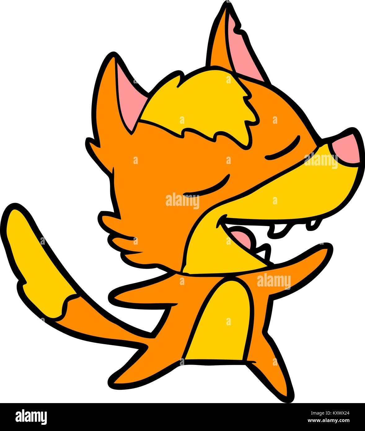 fox cartoon character Stock Vector Image & Art - Alamy