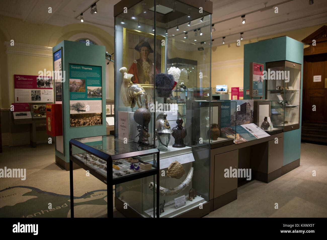 Windsor & Royal Borough Museum within the Guildhall building where ...