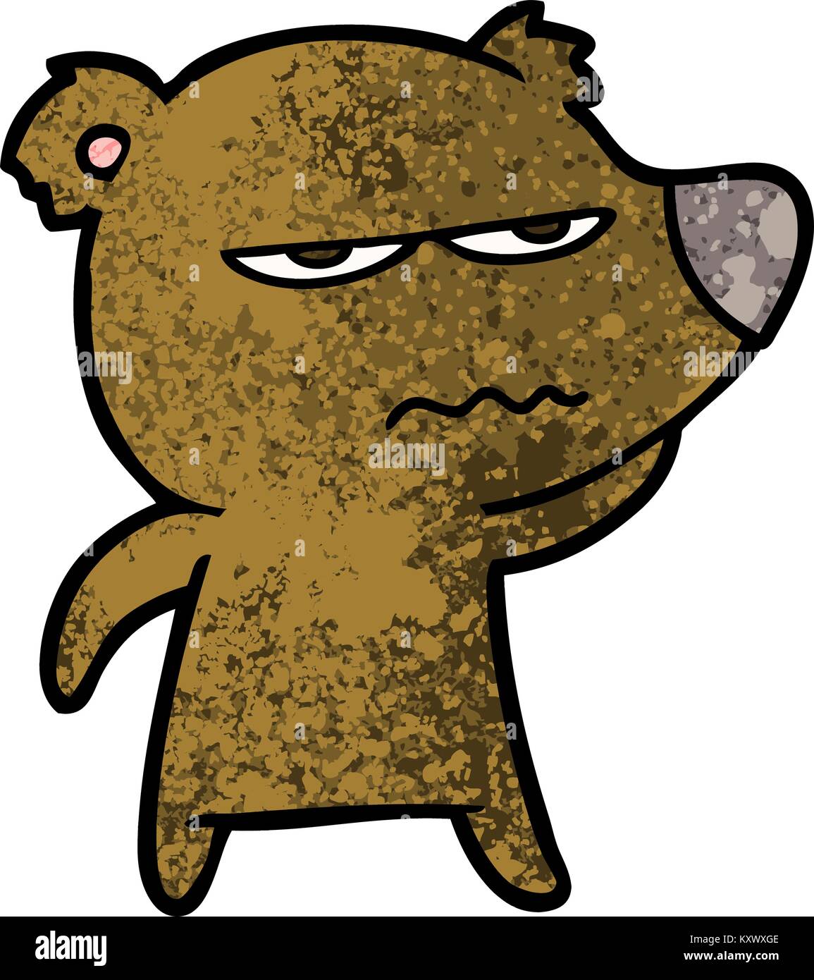 angry bear cartoon Stock Vector Image & Art - Alamy