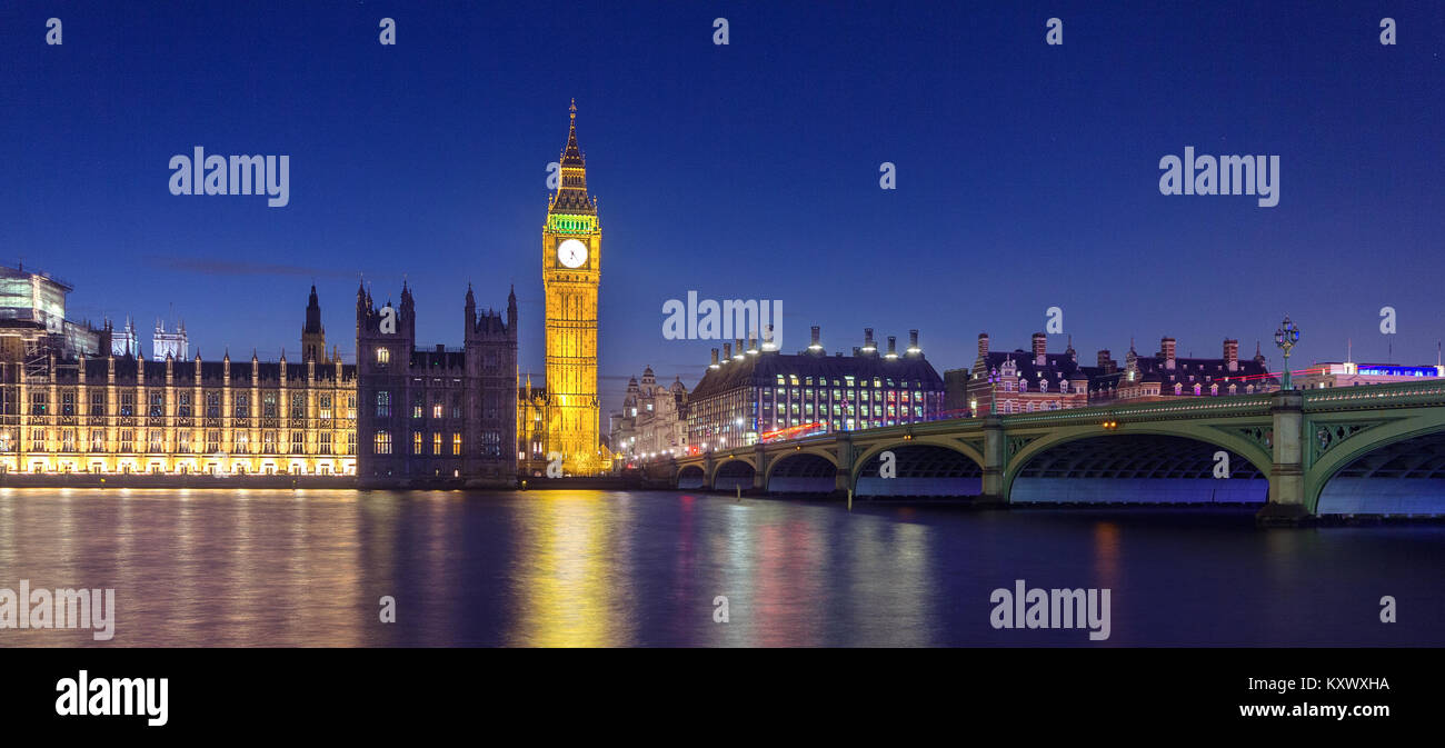Blue Hour Big Ben, London UK Stock Photo - Alamy