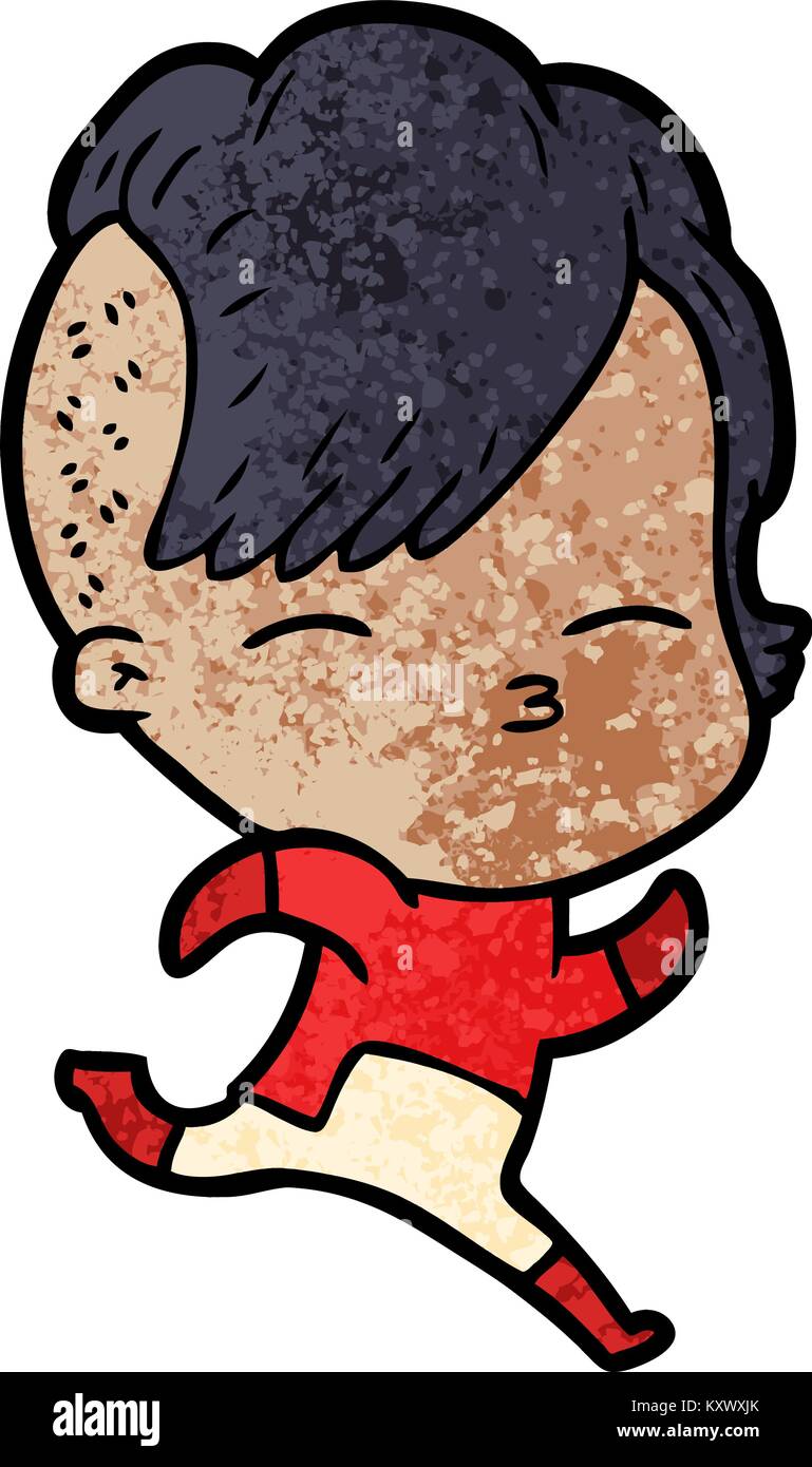 cartoon girl wearing futuristic clothes Stock Vector Image & Art - Alamy