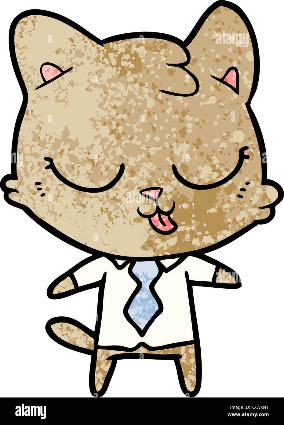 cartoon business cat Stock Vector Image & Art - Alamy