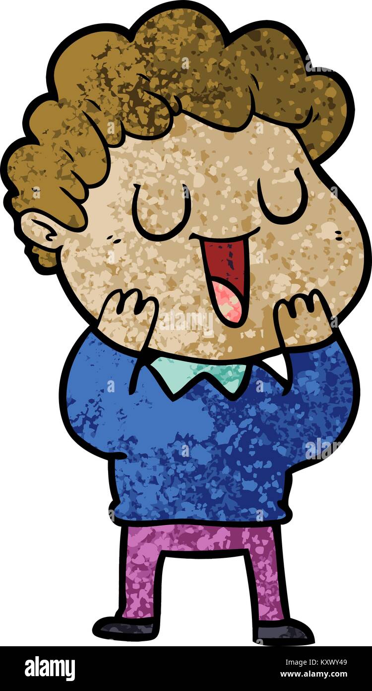 laughing cartoon man Stock Vector Image & Art - Alamy