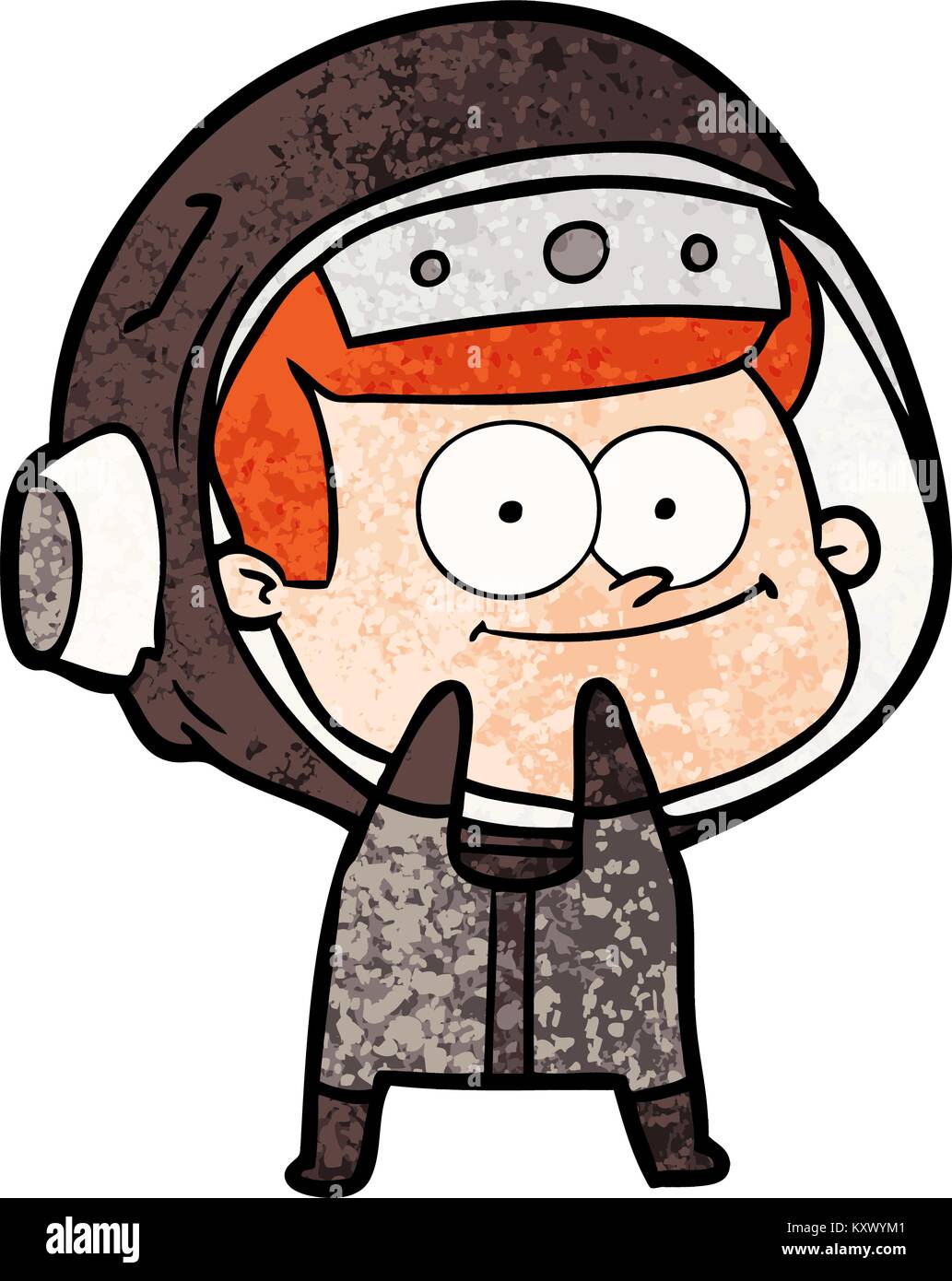 happy astronaut cartoon Stock Vector Image & Art - Alamy