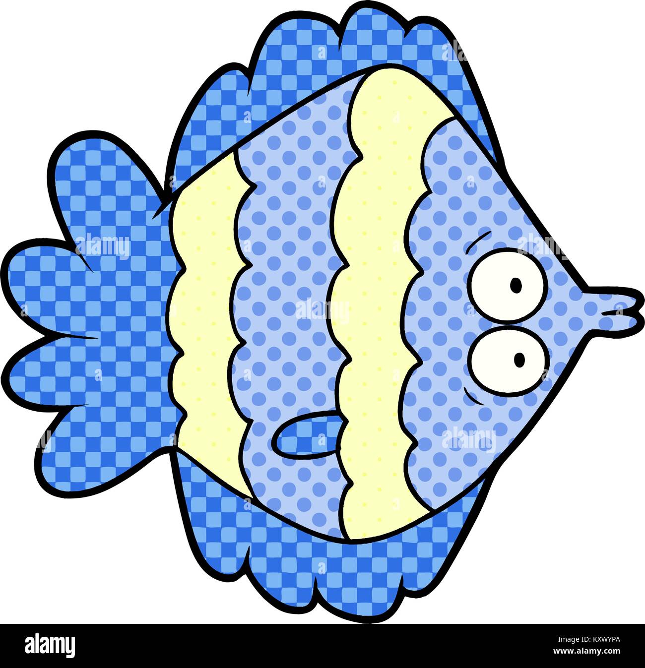 cartoon flat fish Stock Vector Image & Art - Alamy