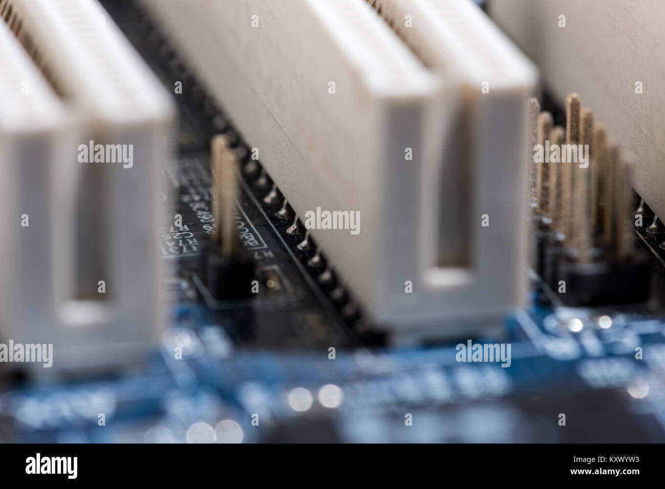 close up view of computer motherboard ports Stock Photo - Alamy