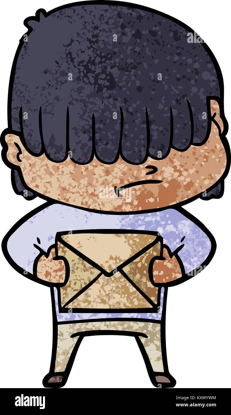 cartoon boy with untidy hair Stock Vector Image & Art - Alamy