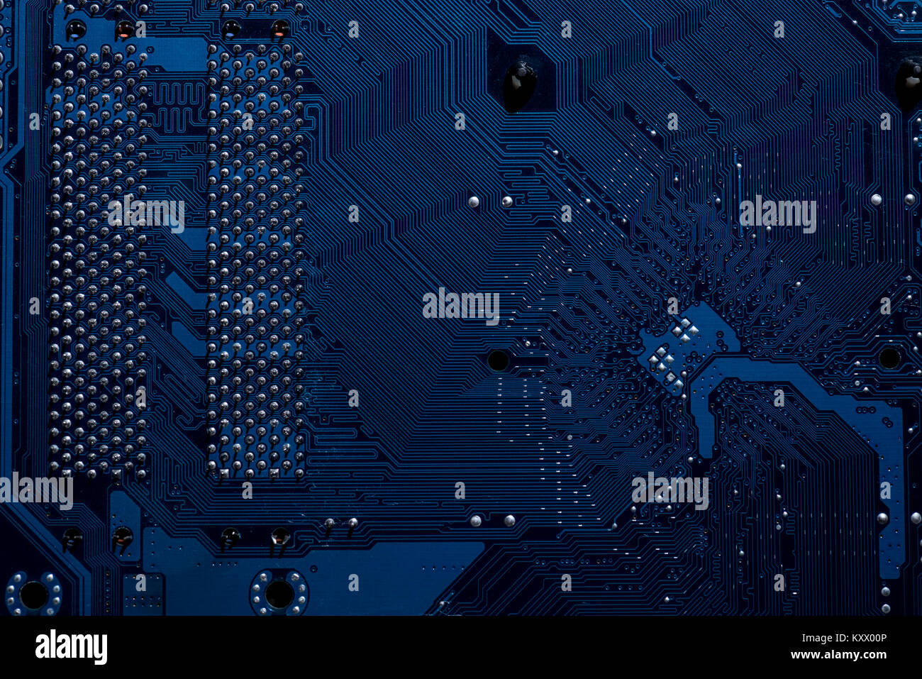 selective focus of computer motherboard elements Stock Photo - Alamy