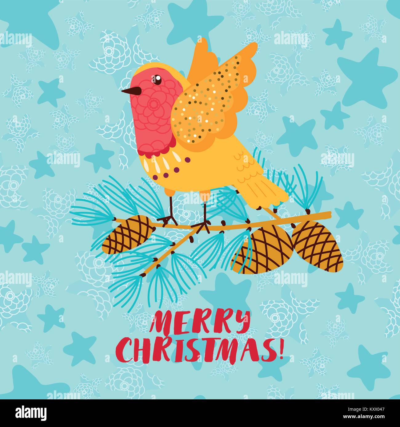 Christmas robin drawing hi-res stock photography and images - Alamy