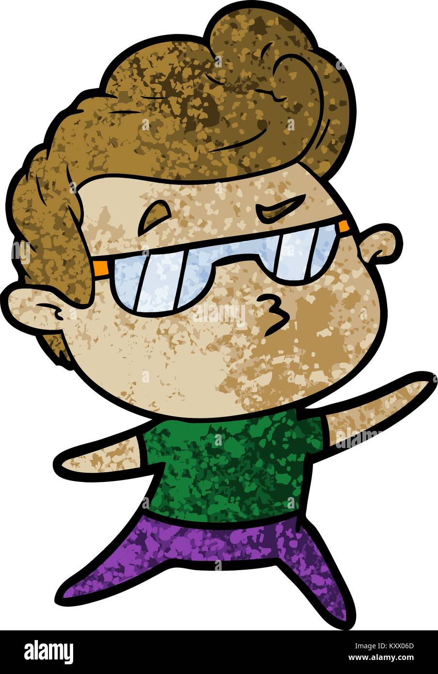 cartoon cool guy Stock Vector Image & Art - Alamy