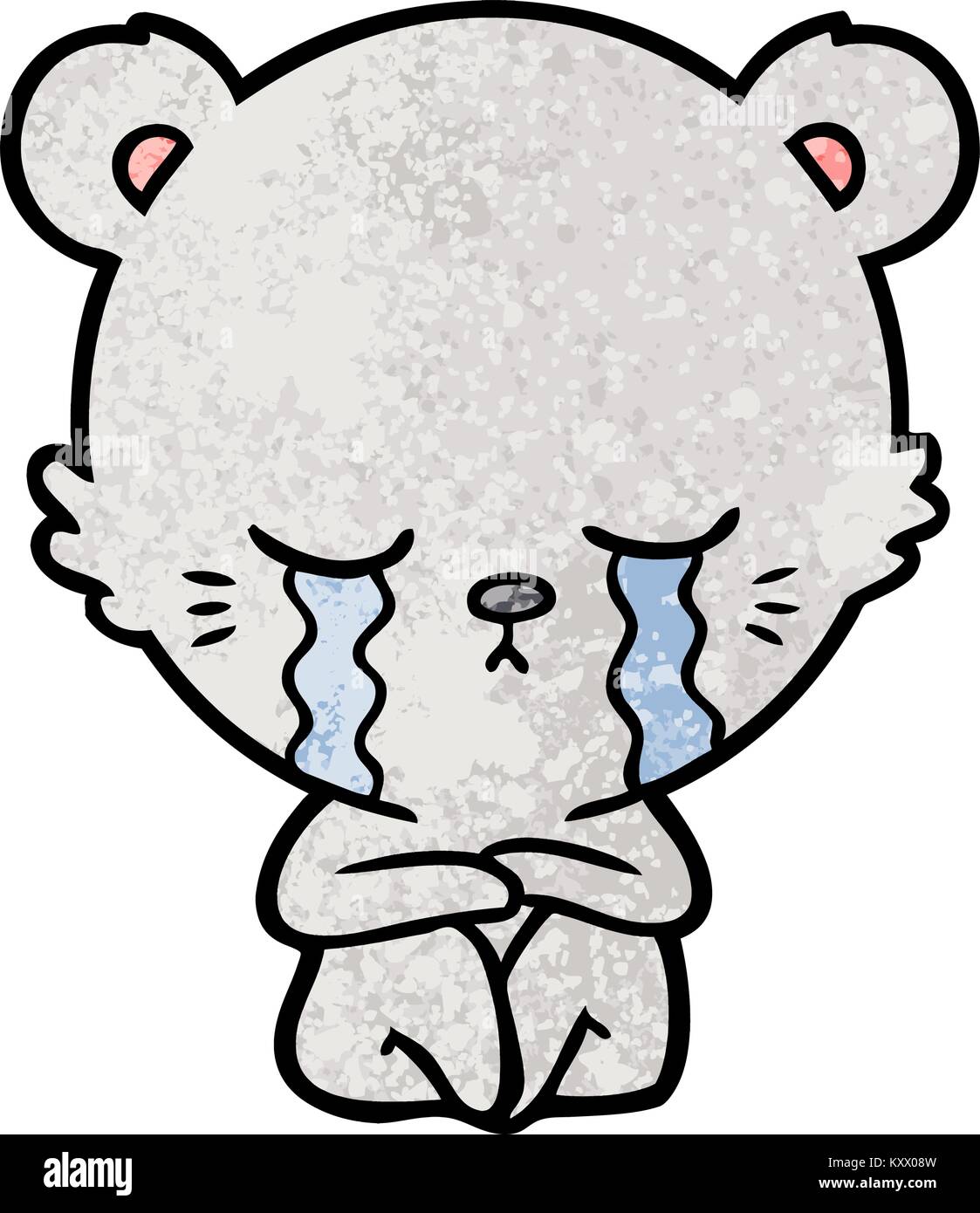 crying bear cartoon character Stock Vector Image & Art - Alamy