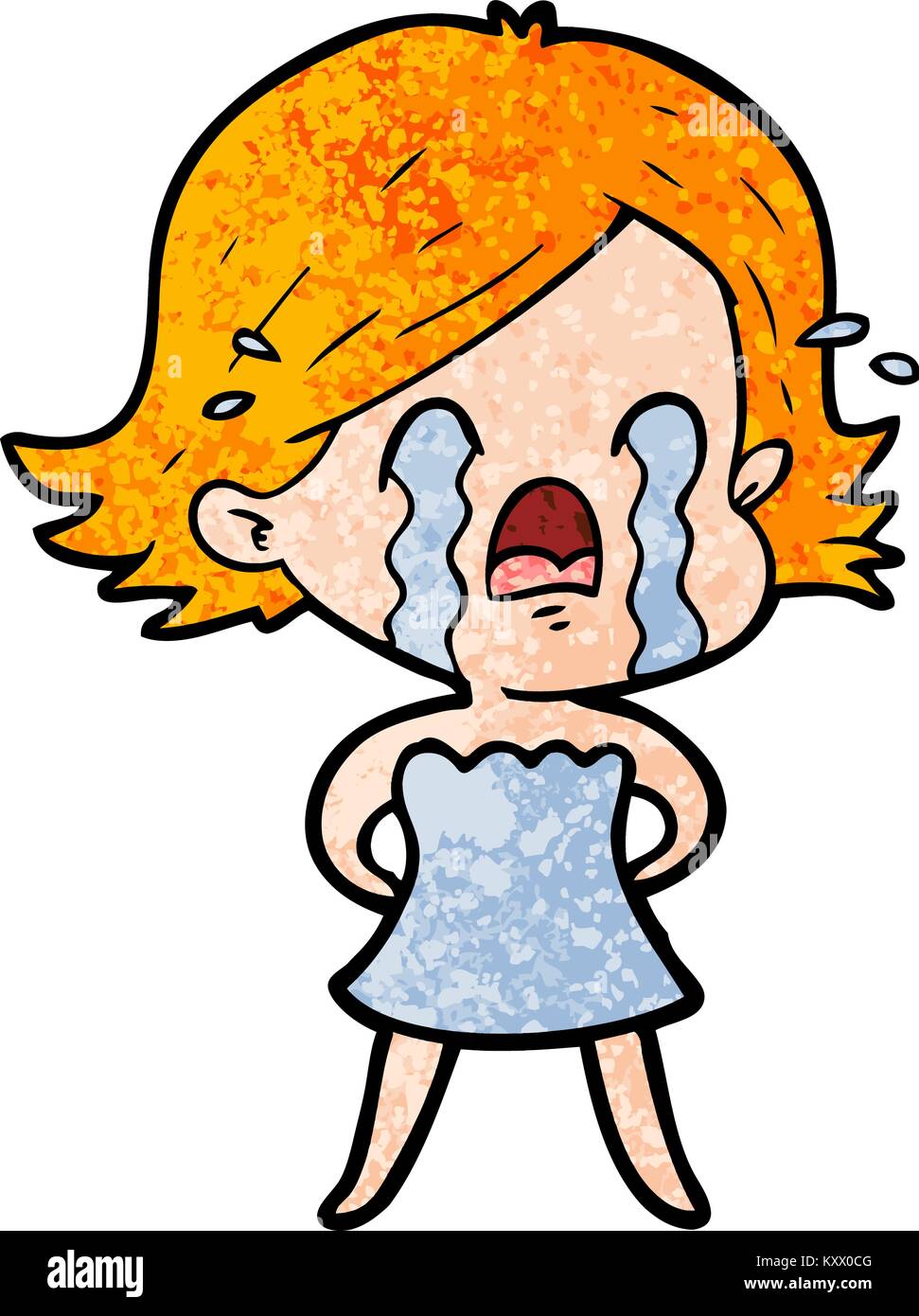cartoon woman crying Stock Vector Image & Art - Alamy