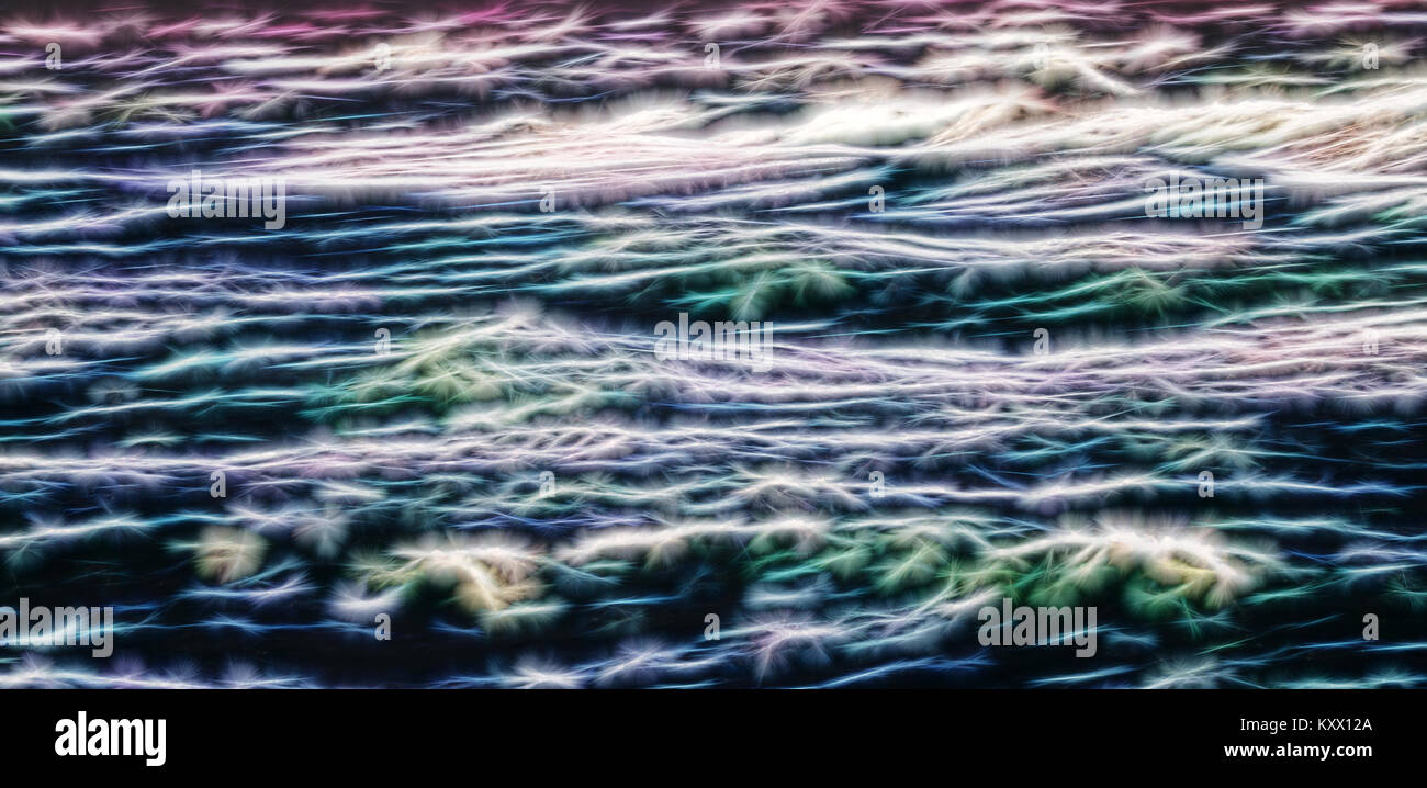 abstract background computer generated. strip and flash on a black ...