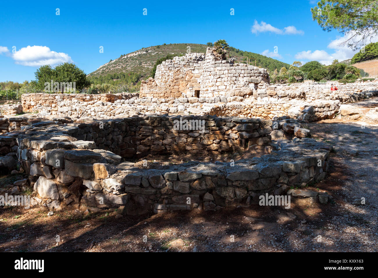 Ruins of the ancient Nuraghic civilization of Palmavera. Alghero ...