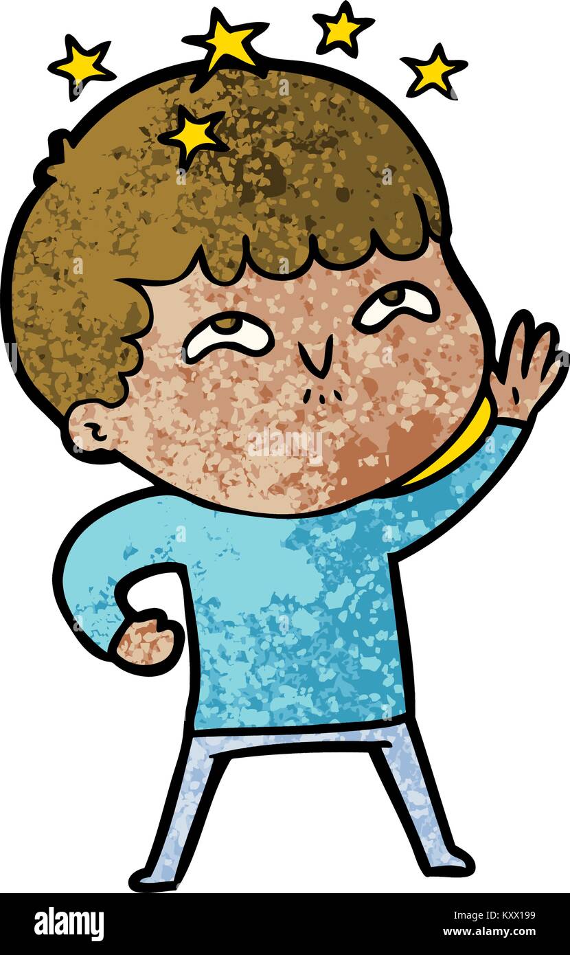 cartoon amazed boy Stock Vector Image & Art - Alamy