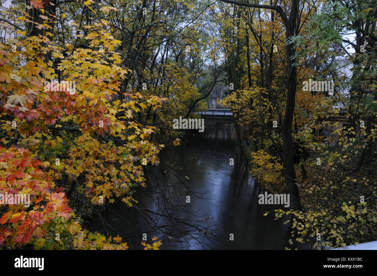 River landscape, 2014, Mozart, Olomouc, Praga; Czech Republic Stock ...