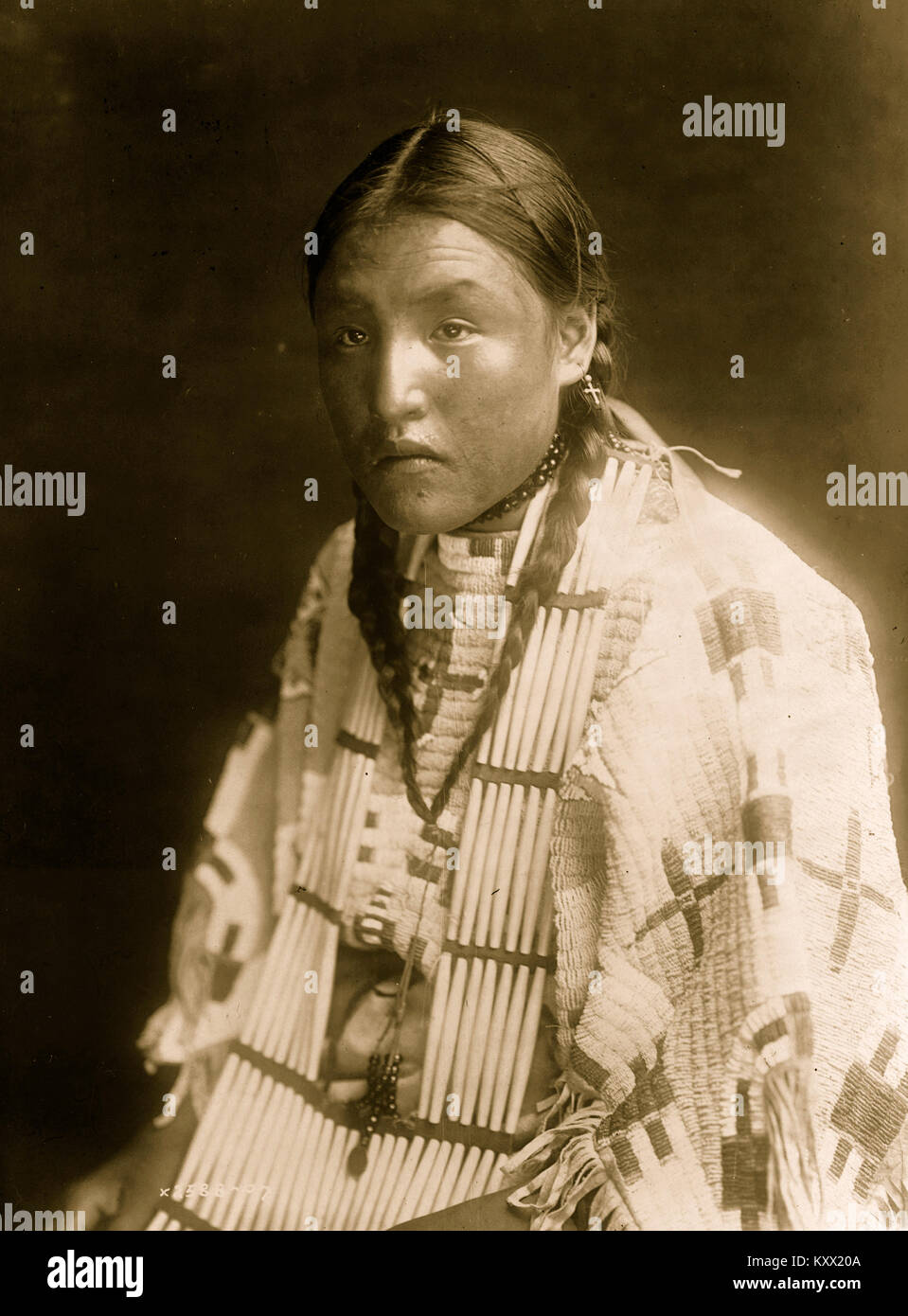 Red Elk Woman Stock Photo - Alamy