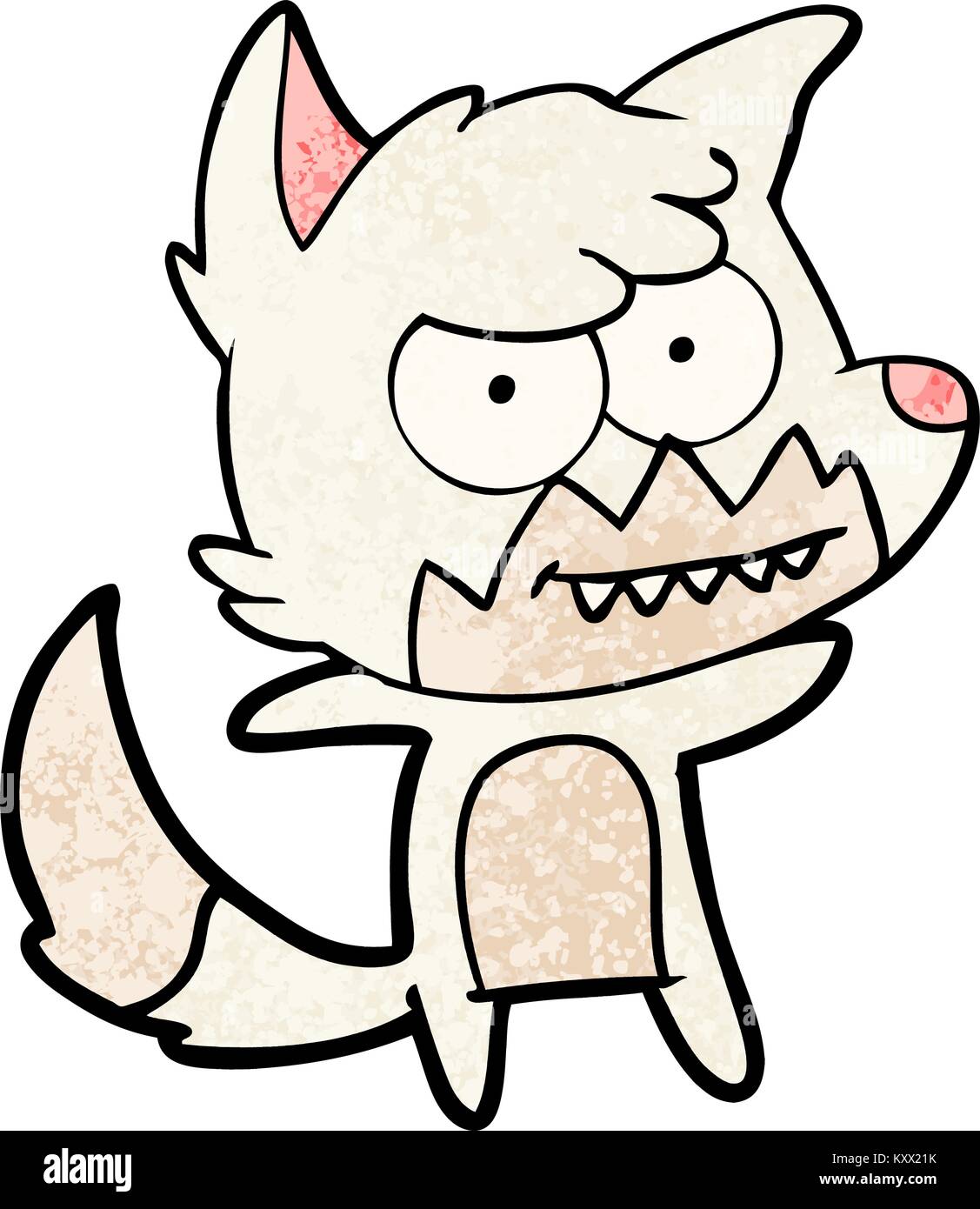 cartoon grinning fox Stock Vector Image & Art - Alamy