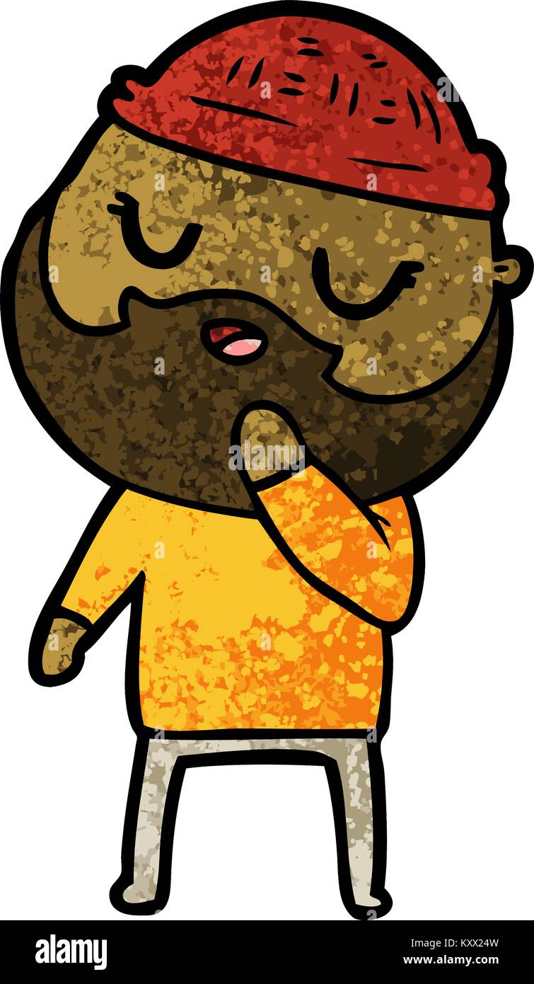 cartoon man with beard Stock Vector Image & Art - Alamy