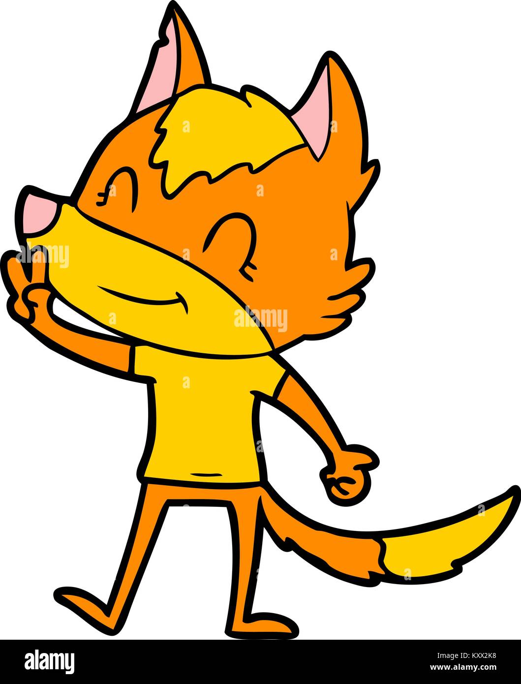 fox cartoon character Stock Vector Image & Art - Alamy