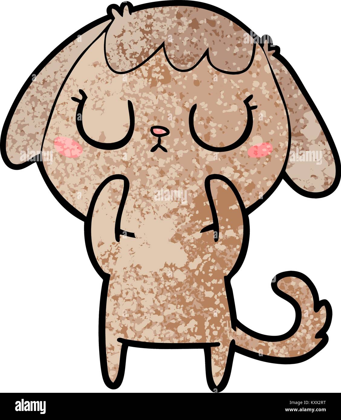 cute cartoon dog Stock Vector Image & Art - Alamy