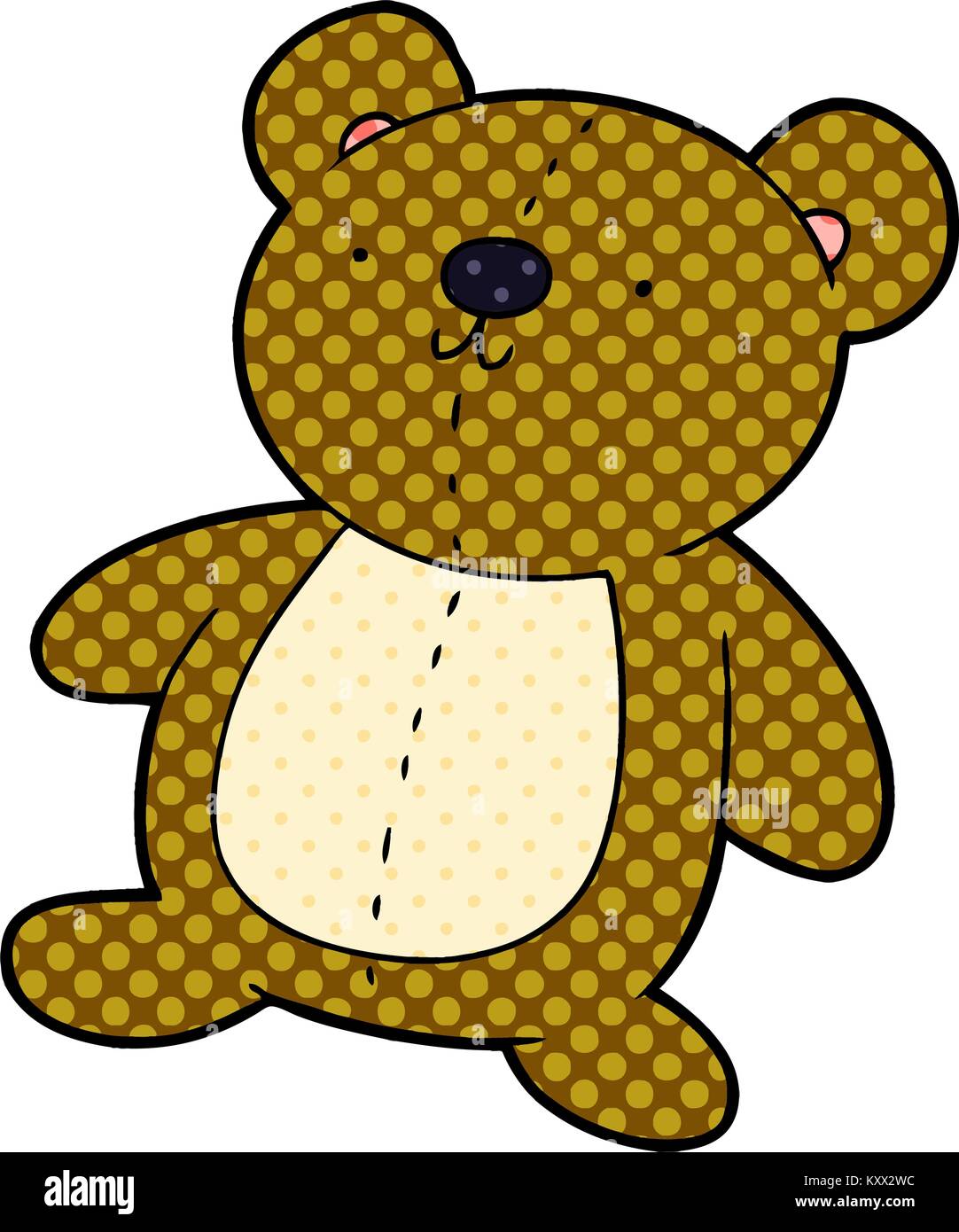 Stuffed teddy bear cute Stock Vector Images - Alamy