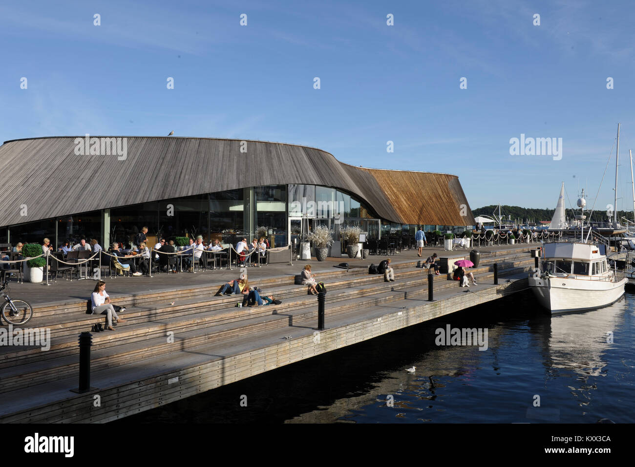 People, boat, Port, pier, 2012, Oslo, Norway Stock Photo - Alamy