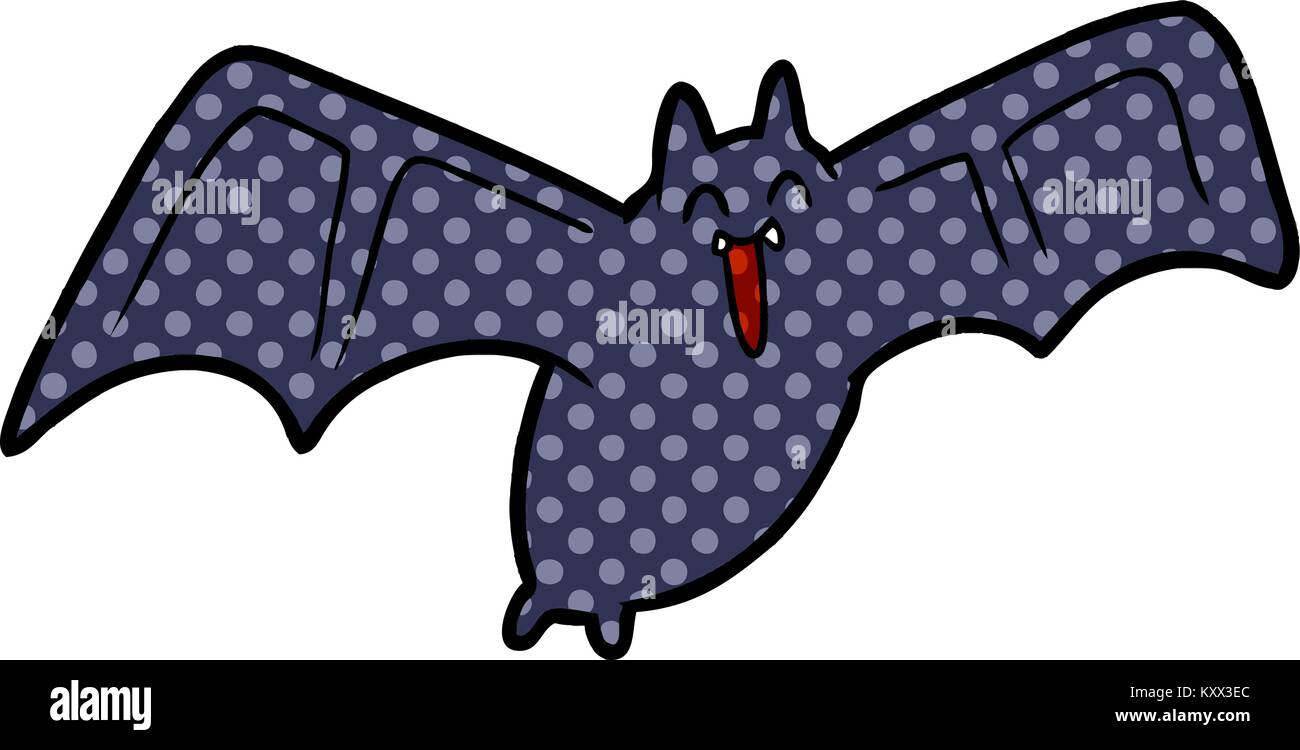 spooky cartoon bat Stock Vector Image & Art - Alamy