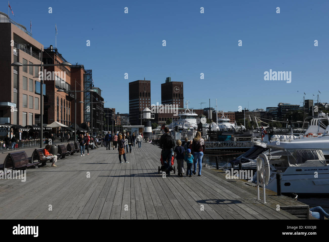People, Ship, Port, pier, 2012, Oslo, Norway Stock Photo - Alamy