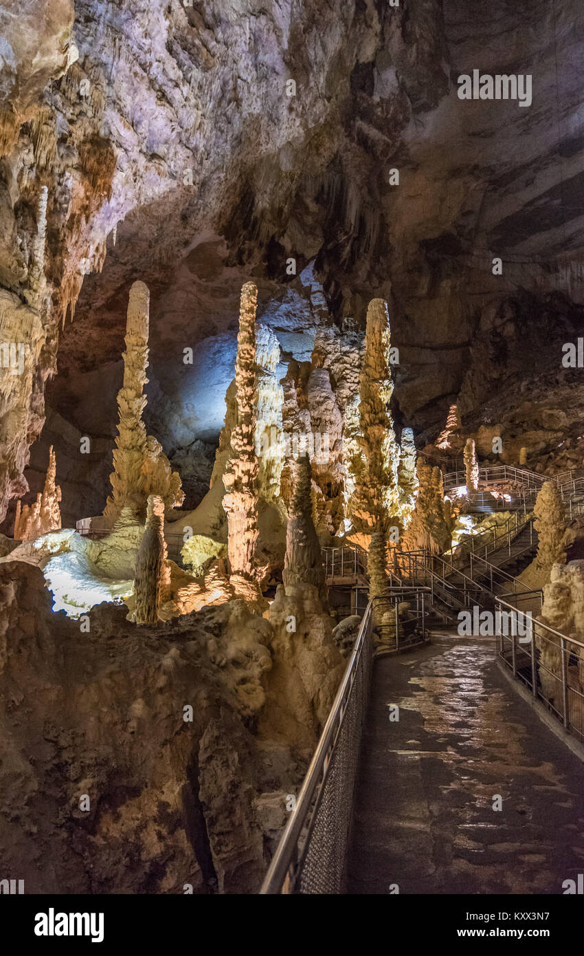 Grotte di Frasassi, Italy - The Frasassi Caves, a huge karst cave ...