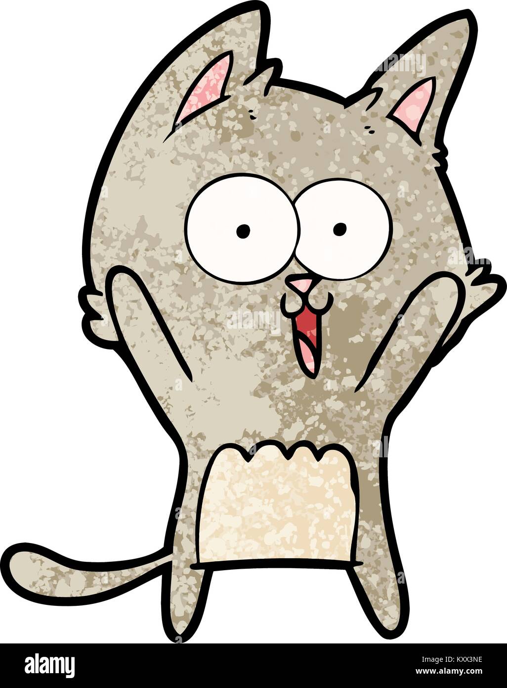 funny cartoon cat Stock Vector Image & Art - Alamy