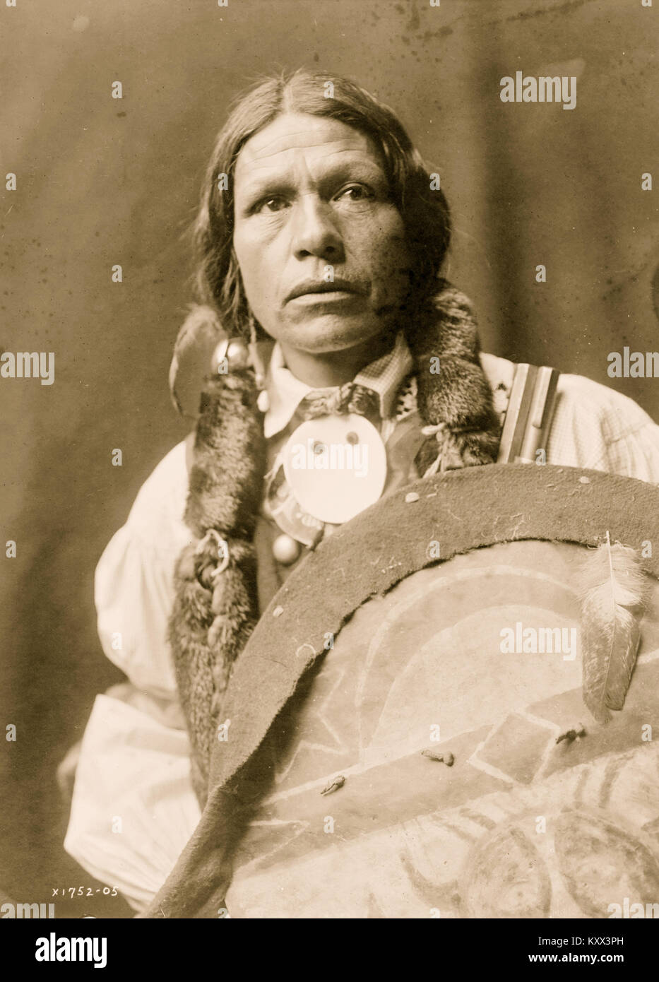 Native american buffalo shield hi-res stock photography and images - Alamy
