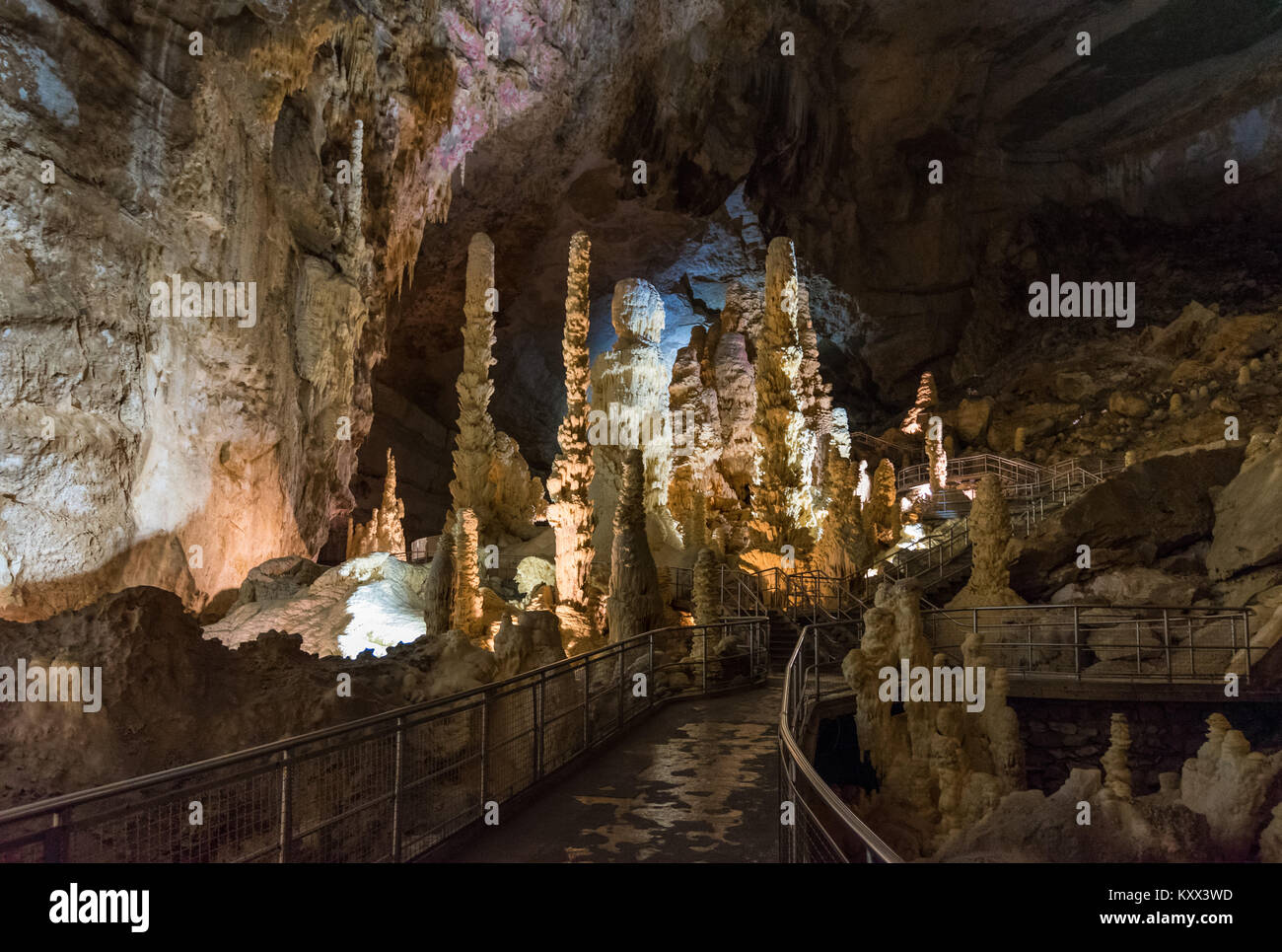Grotte di Frasassi, Italy - The Frasassi Caves, a huge karst cave ...
