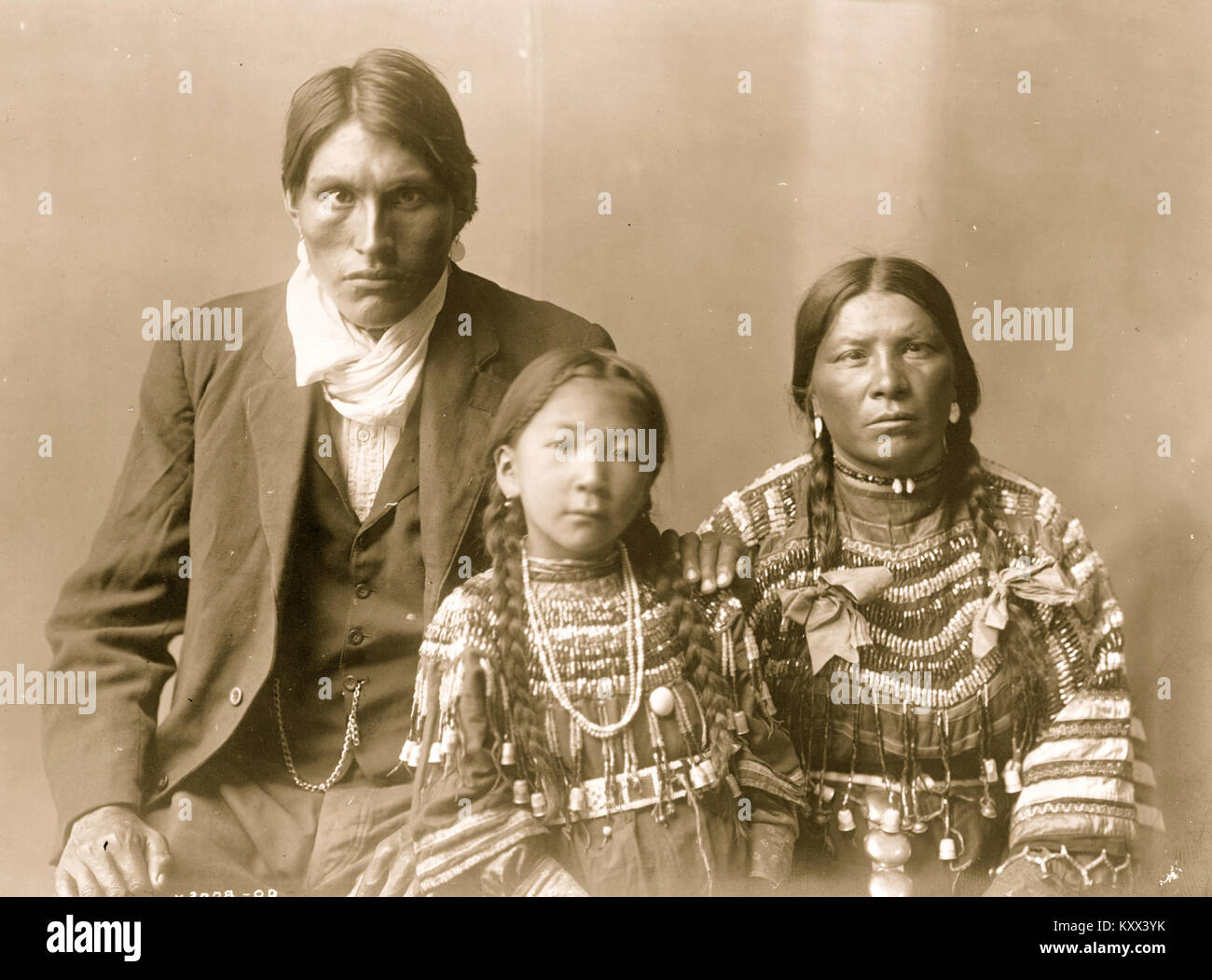 Reuben Black Boy and family Stock Photo - Alamy