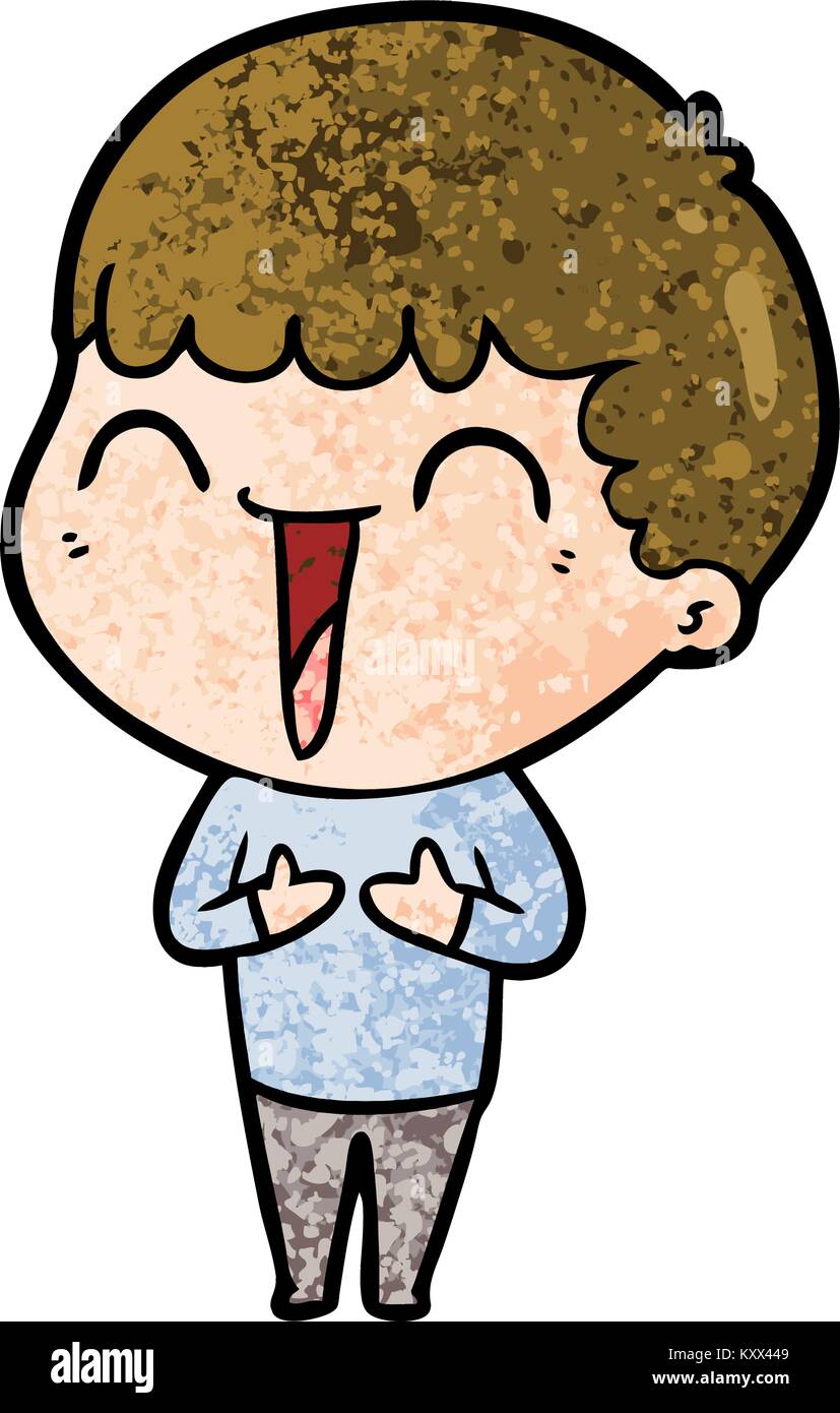 cartoon happy man Stock Vector Image & Art - Alamy