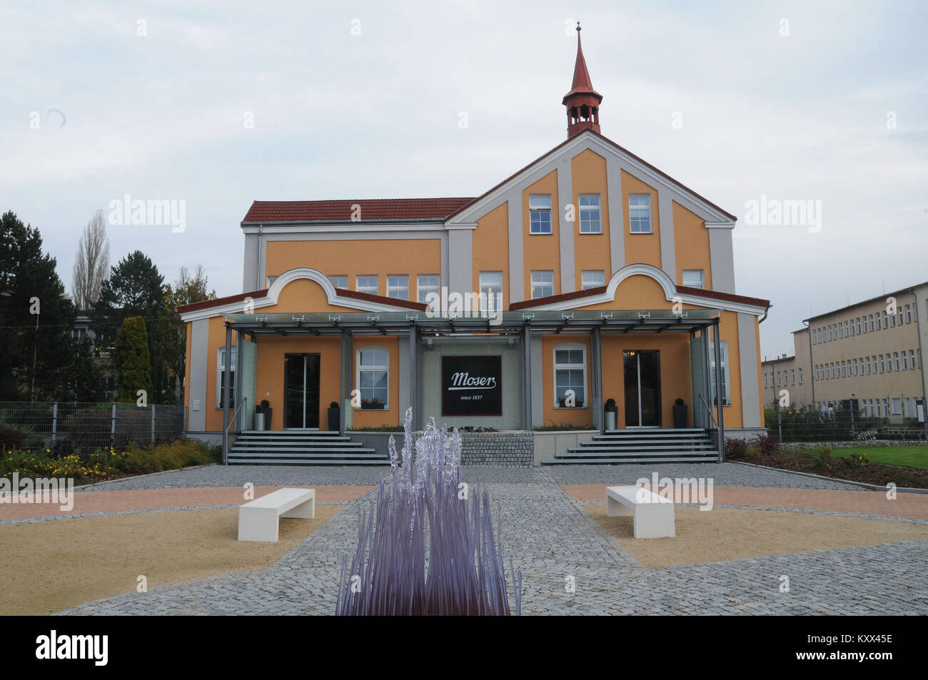 Factory, Moser crystals, 2014, Karlovy Vary, Czech Republic Stock Photo ...