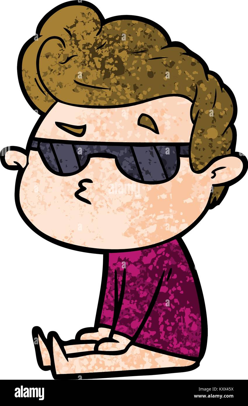 cartoon cool guy Stock Vector Image & Art - Alamy
