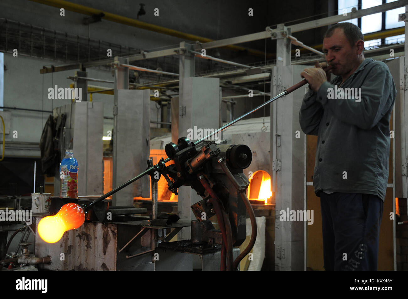 Factory, Moser crystals, 2014, Karlovy Vary, Czech Republic Stock Photo ...